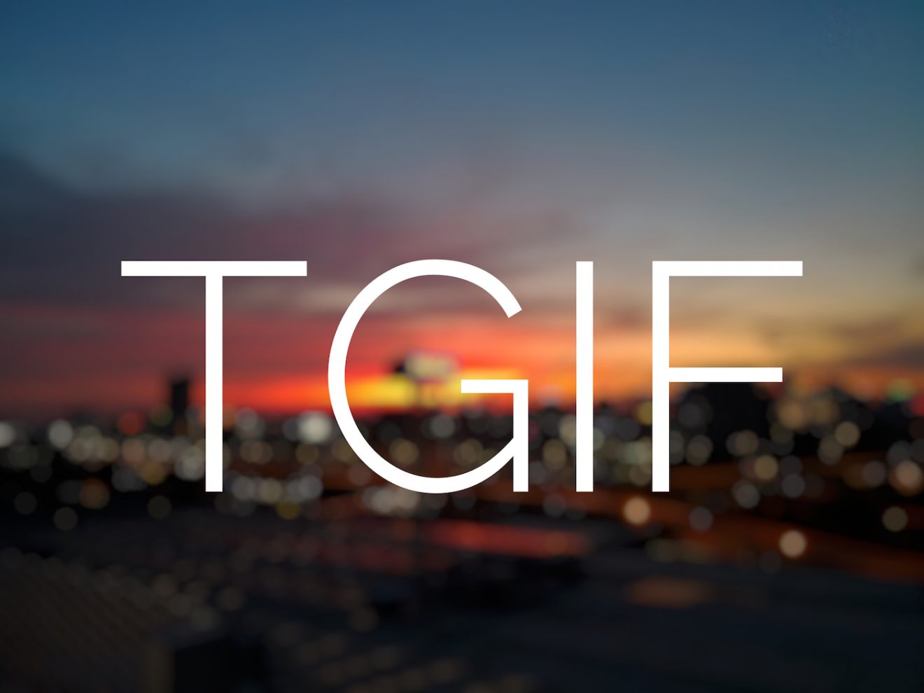 TGIF - Thank Goodness It’s Friday | The Review of Religions