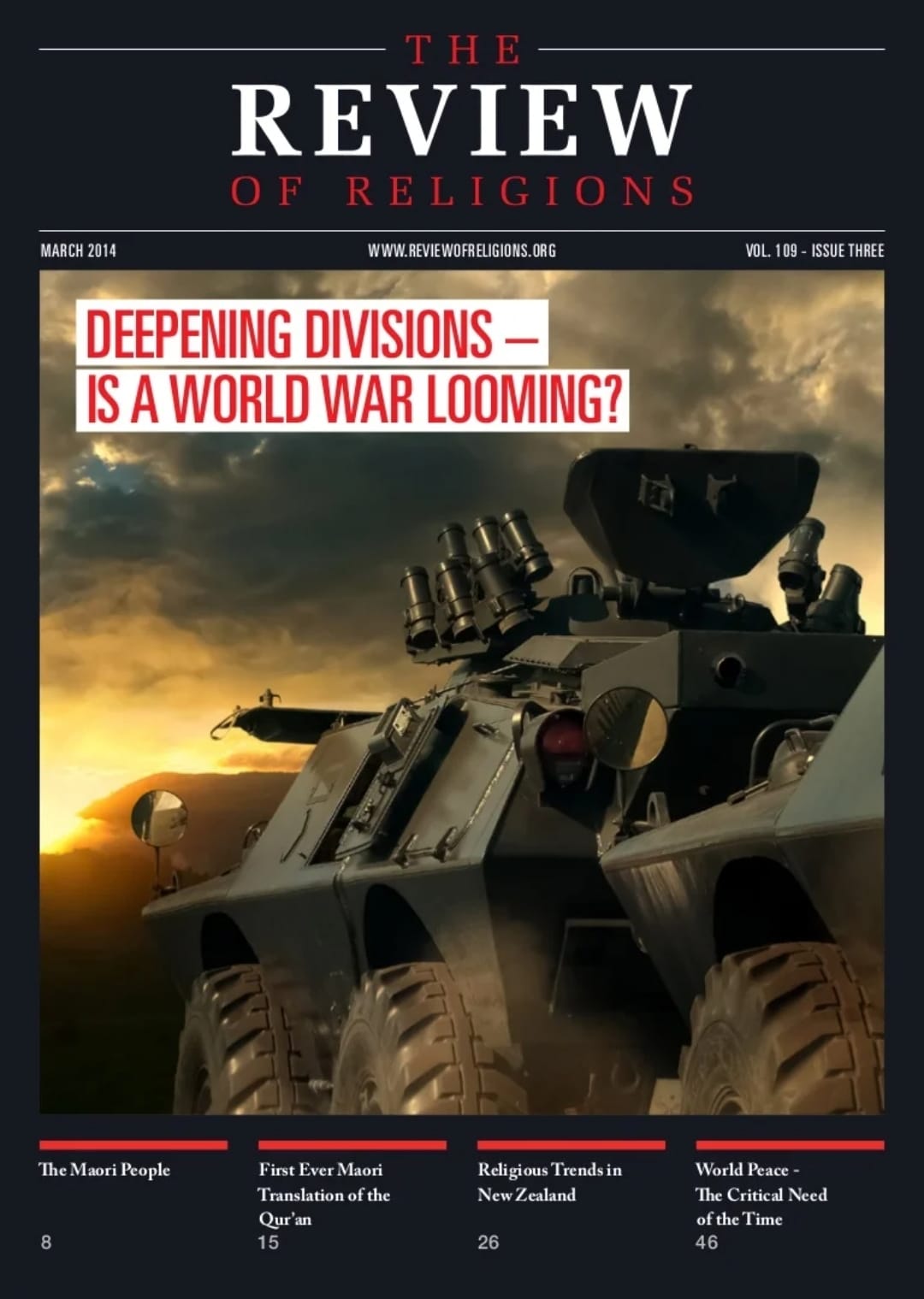 The Holy Prophet Muhammad (sa) and World Peace | The Review of Religions